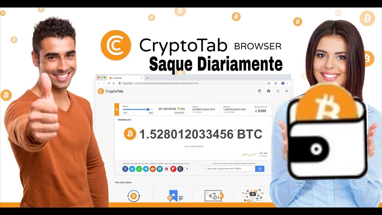 Navegador CryptoTab Browser Pagando - YouTube