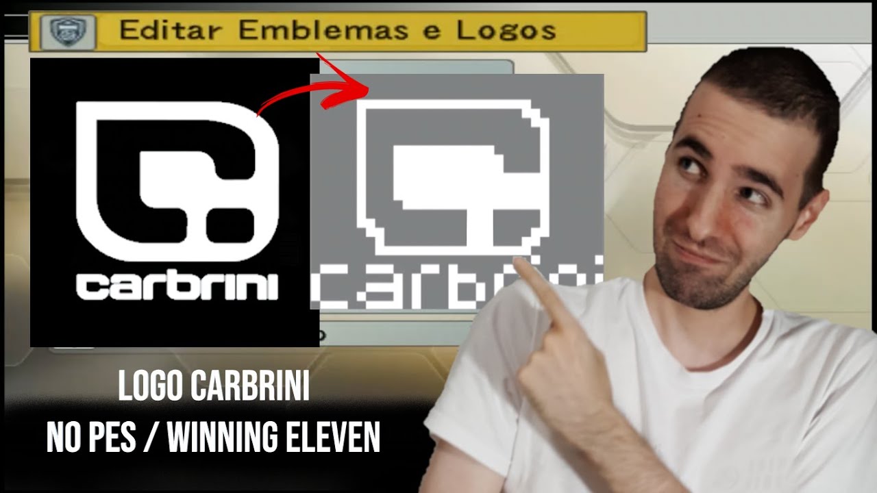 Como fazer o logo da CARBRINI no PES / Winning Eleven ps2 - YouTube