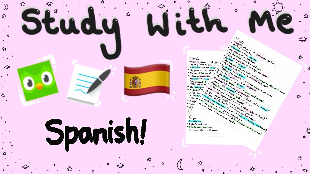 Spanish Study With Me. Learning Language and Digital Note-taking on ...