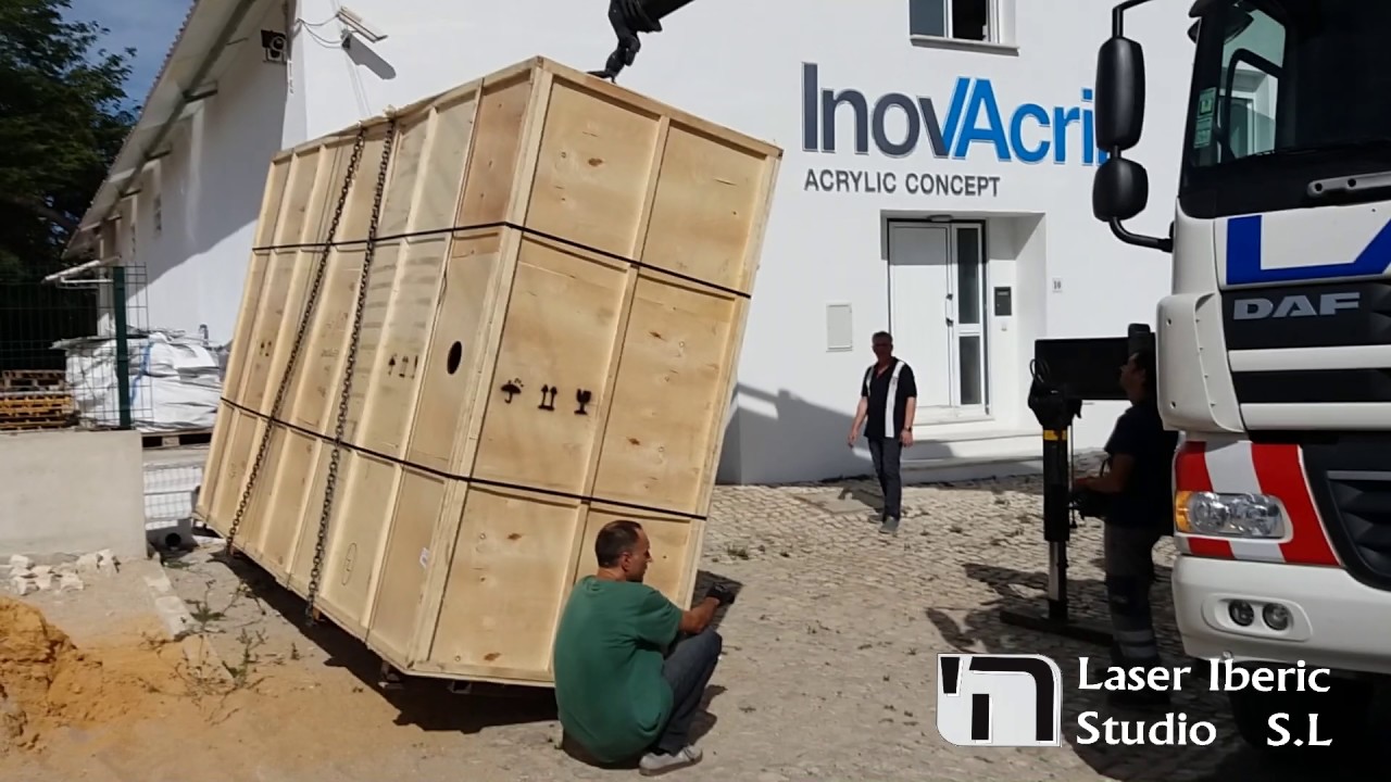 Laser Iberic Studio Delivery and Instalation Process - YouTube