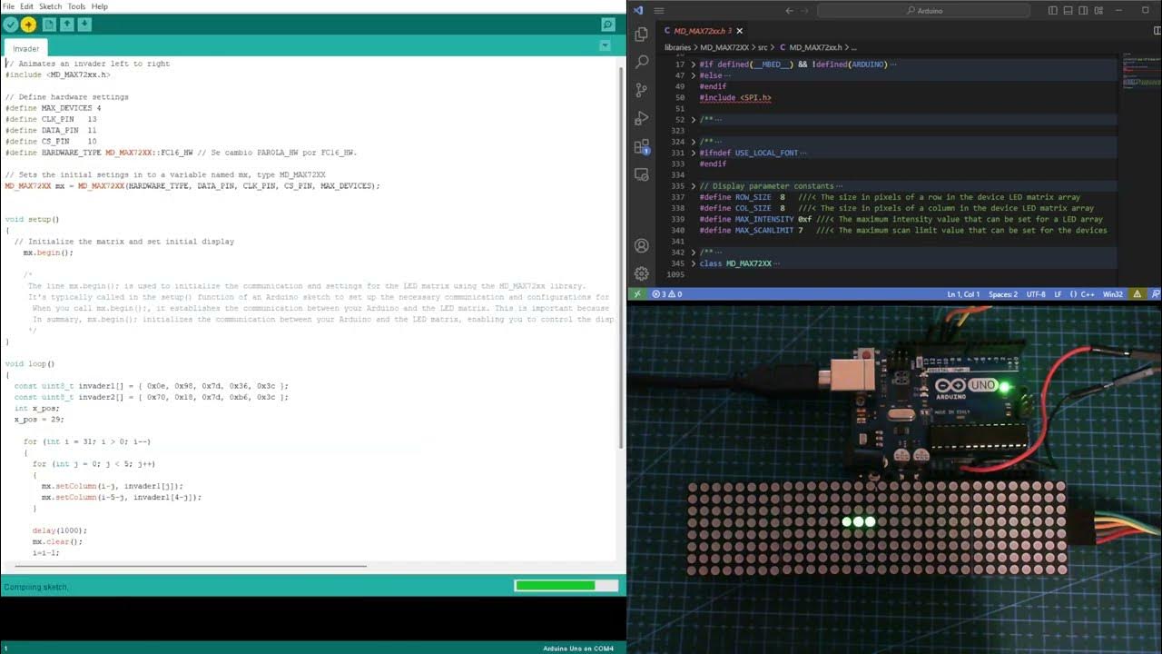 Exploring LED Array Animations with Arduino and C - YouTube