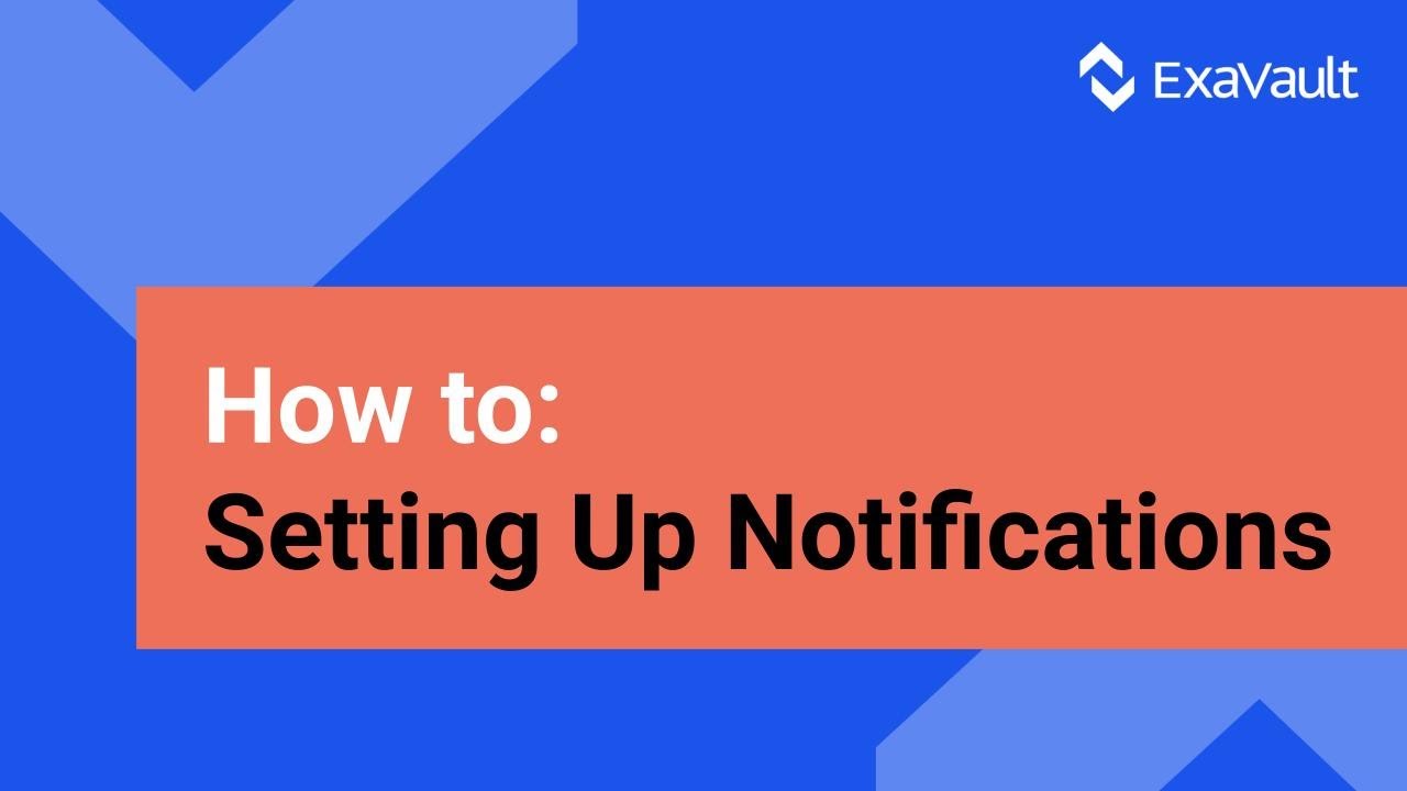 How to Set Up Notifications for File Sharing Activity - YouTube