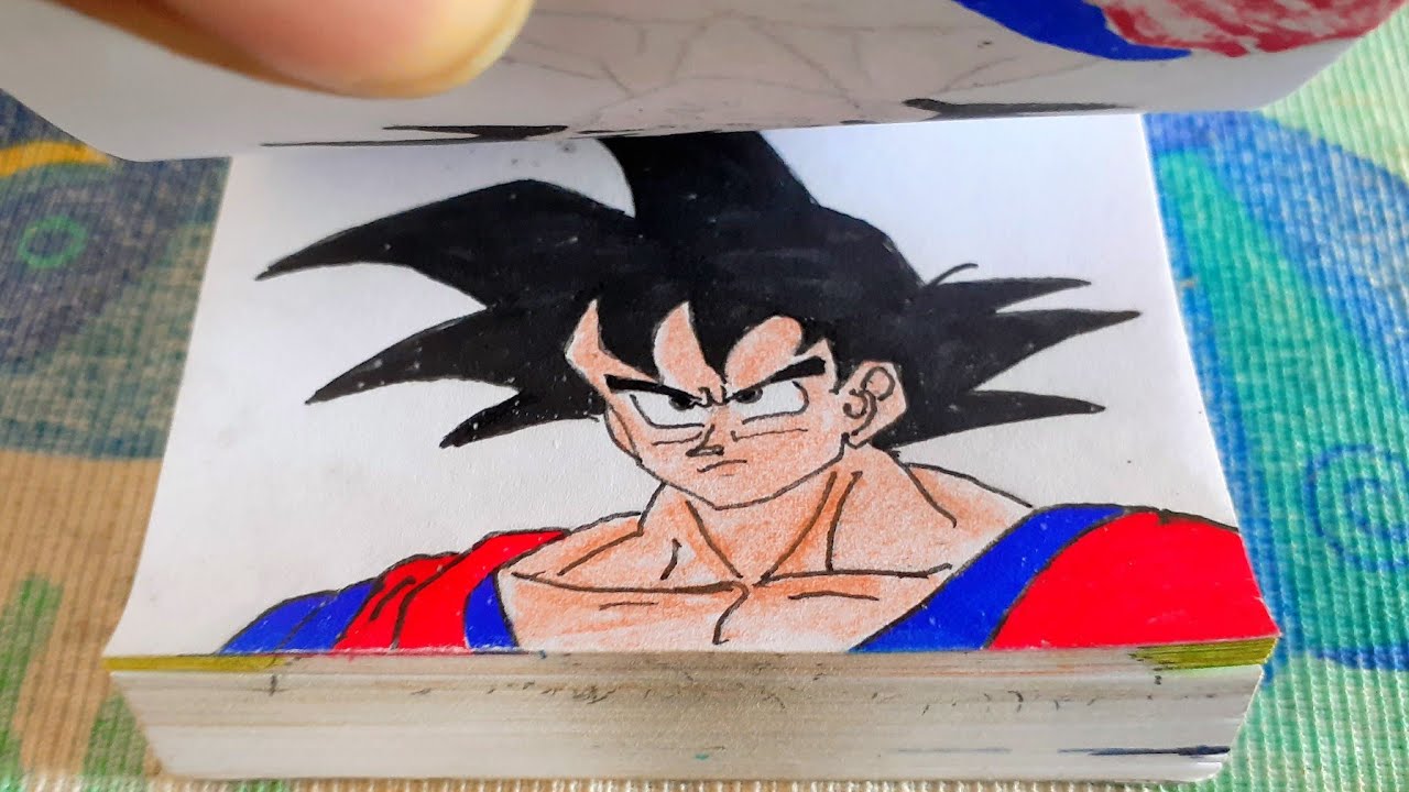 Dragon Ball z Flipbook animation Fi99! - YouTube
