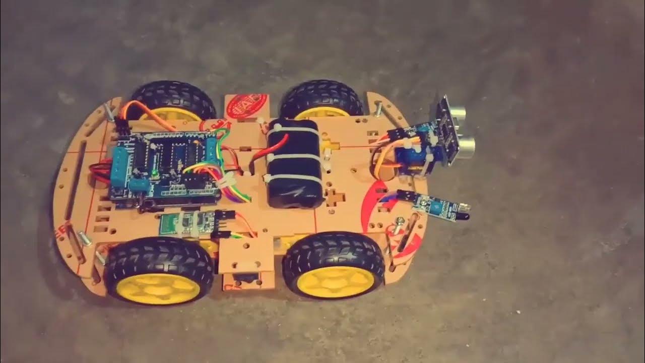 arduino base robot car - YouTube