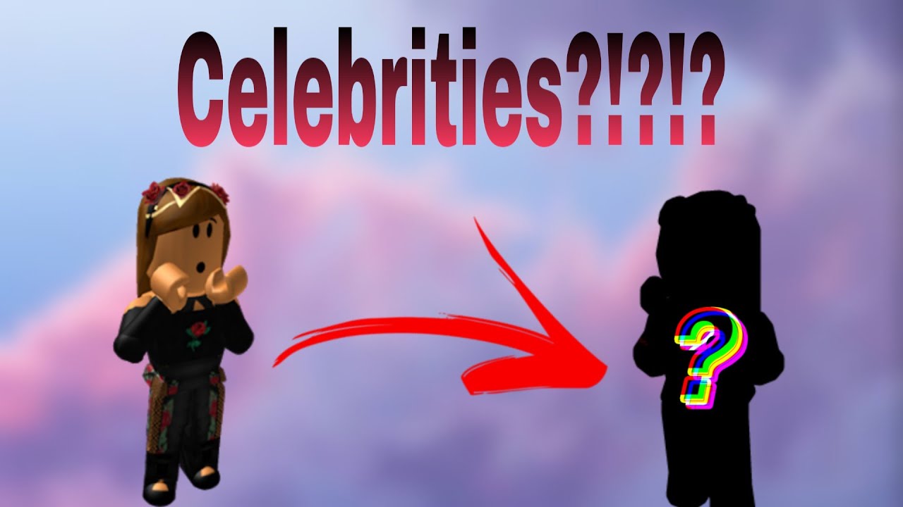 Dressing up as celebrities in Adopt Me !! - YouTube