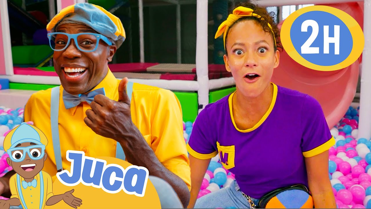 Juca e Meekah Visitam um Parque Infantil! | 2 HORAS DO JUCA BRASIL ...