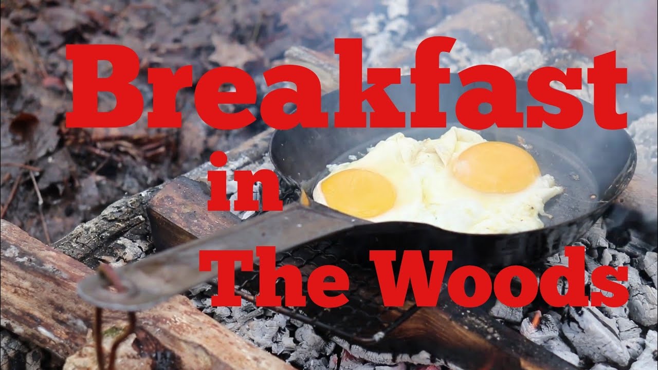 A Quick Breakfast in The Woods, Spring is Here...Maybe! - YouTube