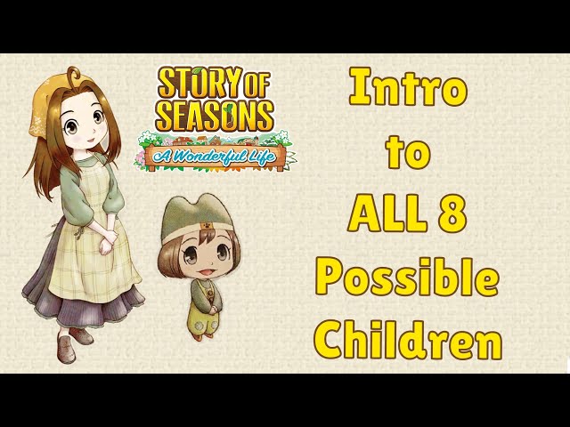 Harvest Moon A Wonderful Life Kids
