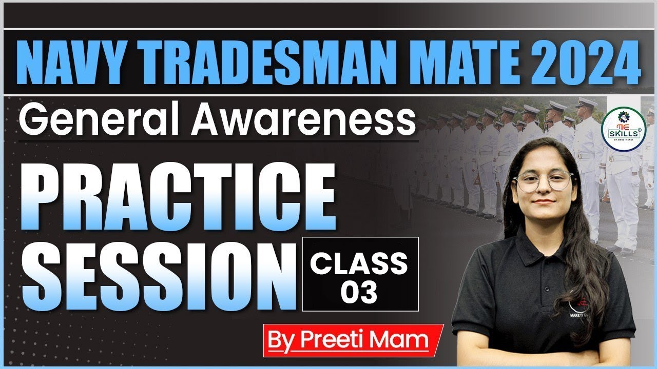 Indian Navy Tradesman Mate 2024 | Navy Tradesman Mate GK GS | Navy Tradesman Mate Practice Set ...