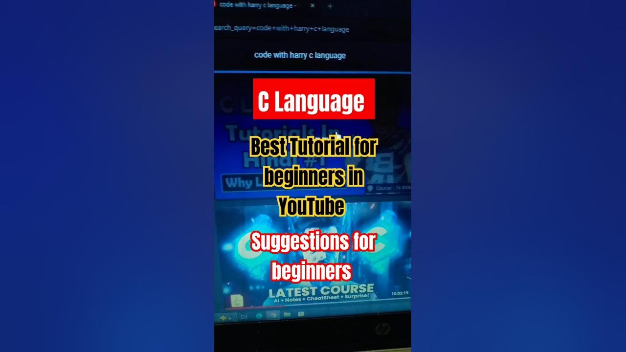 C Language Best Tutorial For Beginner Codingtutorial Youtube