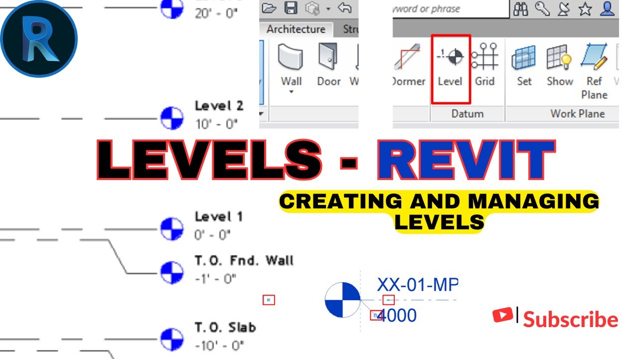 Levels-Creating and Managing Levels in Revit #AECCad #level # ...