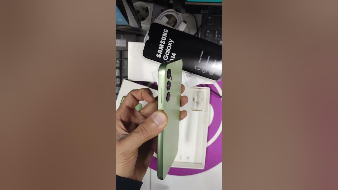 Galaxy 14 Unboxing فتح علبة جالكسي A14 Youtube