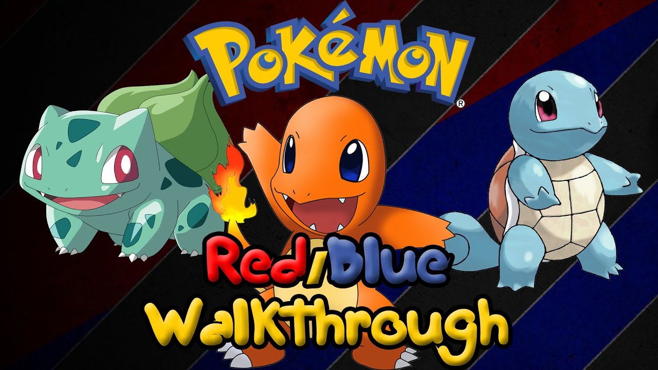Pokemon Red/Blue Walkthrough - Part 1 - YouTube