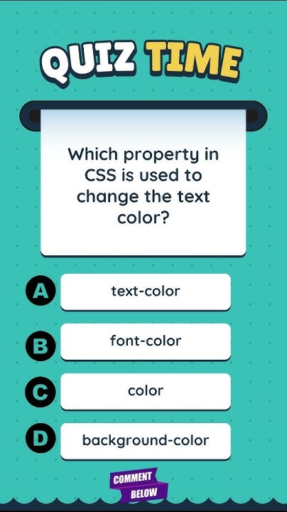 Daily Quiz 3css Day 3 Coding Webdevelopment Css Css3 Cssdesign Csstricks Youtube 