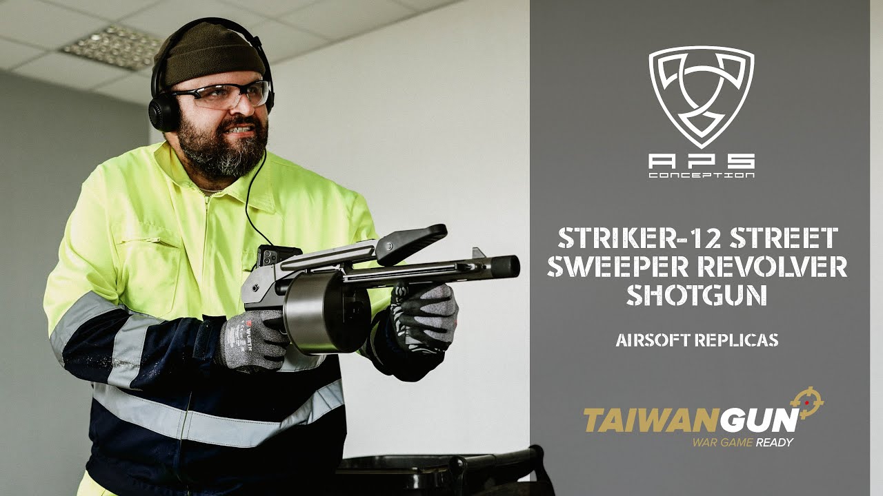 APS Striker-12 Street Sweeper Revolver Shotgun - Airsoft Replica ...