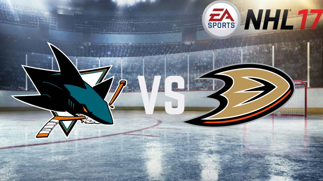 NHL® 17: San Jose Sharks VS Anaheim Ducks|Playoff Game 2 - YouTube