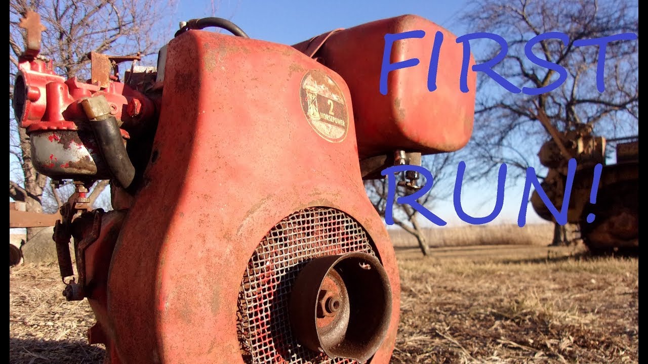 D700 Clinton engine. first run!! - YouTube