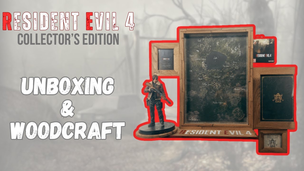 Resident Evil 4 remake Collector's Edition "Unboxing & Woodcraft" - YouTube
