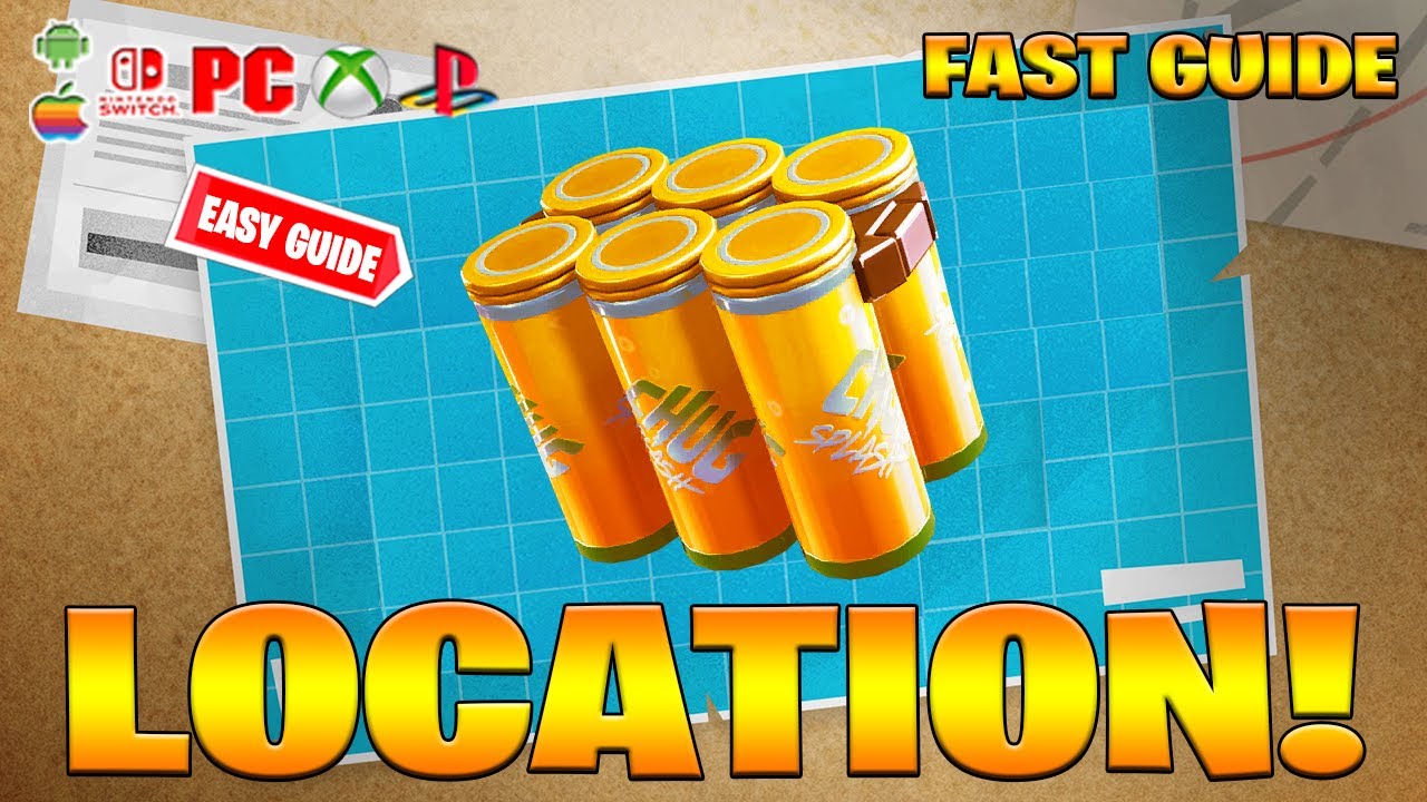 Where to find Gold Splash Location in Fortnite! (How to Get Gold Splash ...