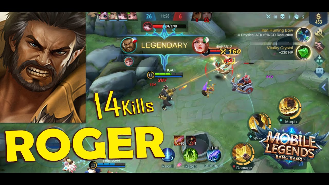 Roger the Perfect Hero - Exciting Gameplay | Mobile Legends: Bang Bang ...
