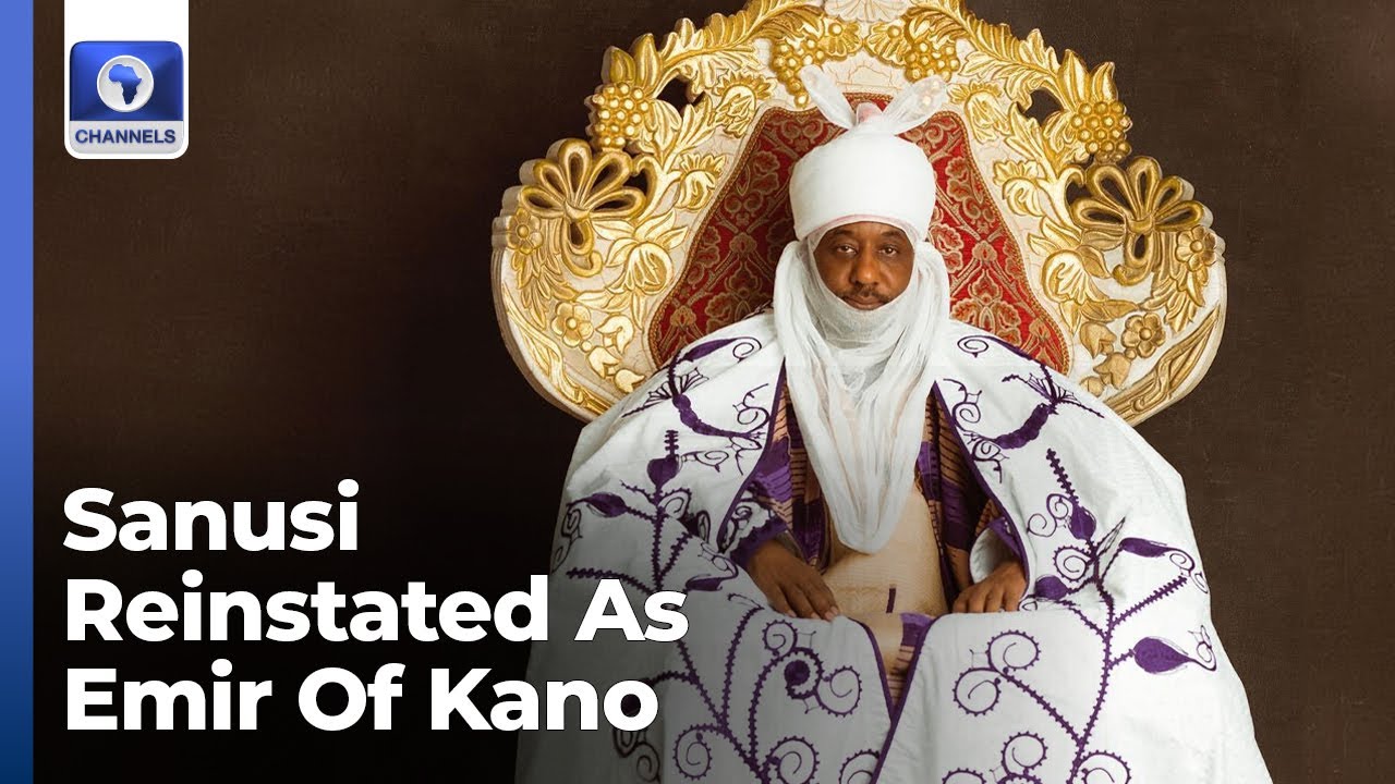 Sanusi Reinstated As Emir Of Kano - YouTube