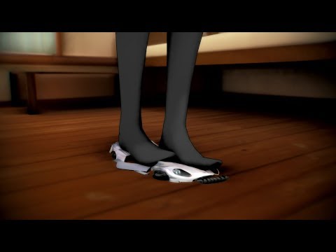 [MMD Crush] Miku is having fun crushing big toy car in stockings