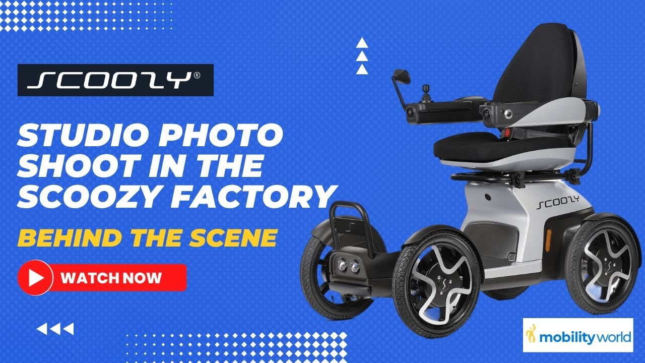 Mobility World Ltd UK - Scoozy Behind The Scenes - Studio Photo Shoot ...