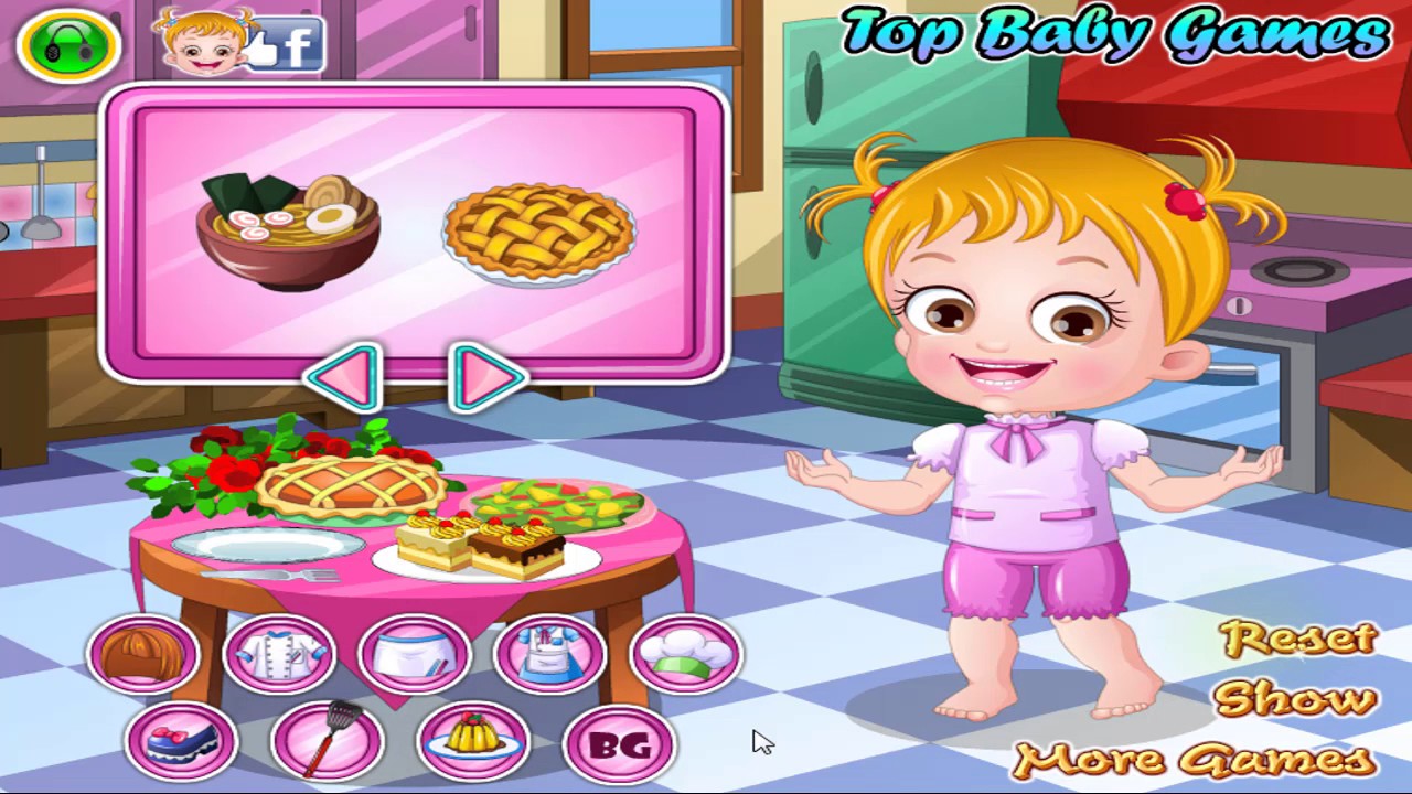 Baby Hazel Chef Dressup - Baby Chef Dressup - Games Baby Hazel - Kids ...