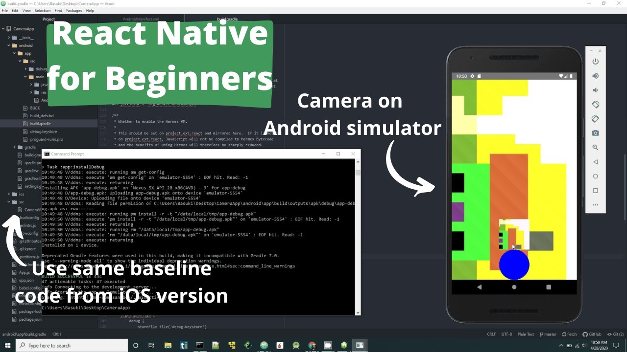 Accessing Camera In React Native App For Android With Source Code Youtube 4478