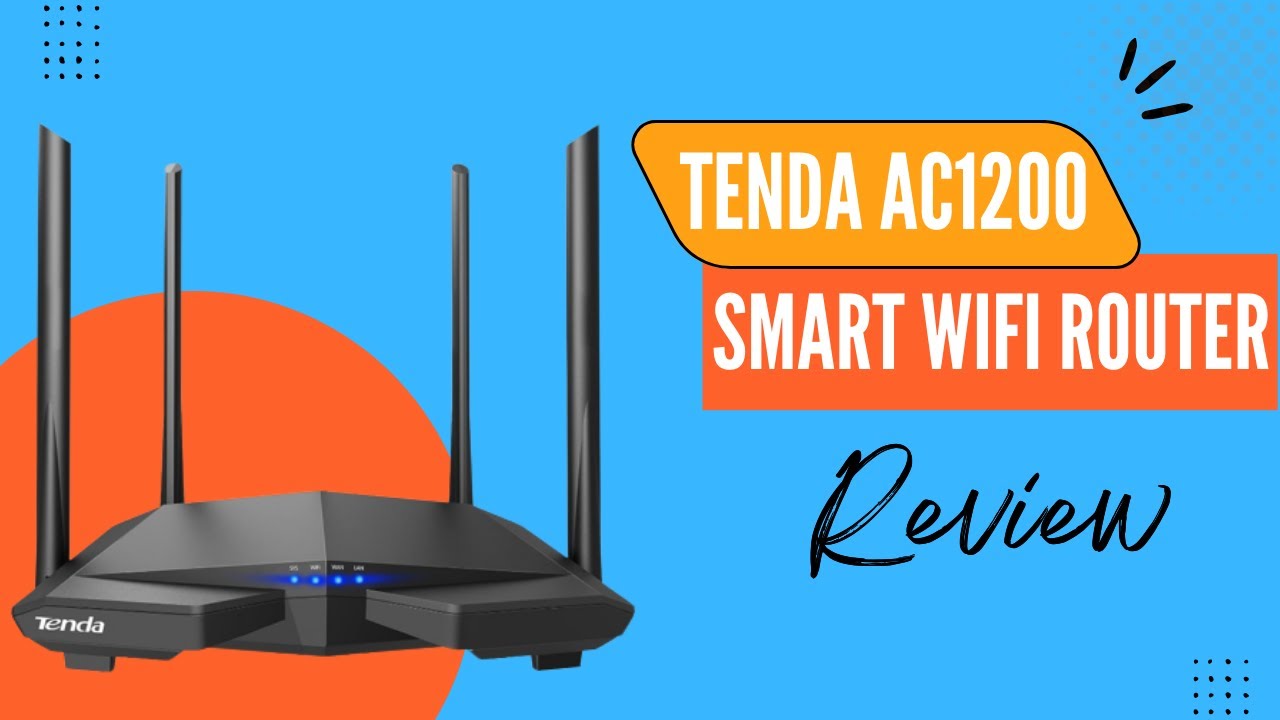 Tenda AC1200 Smart WiFi Router, High Speed Dual Band Wireless Internet ...