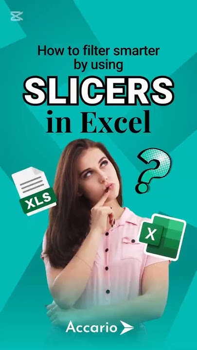 How to filter smarter by using slicers in excel - YouTube