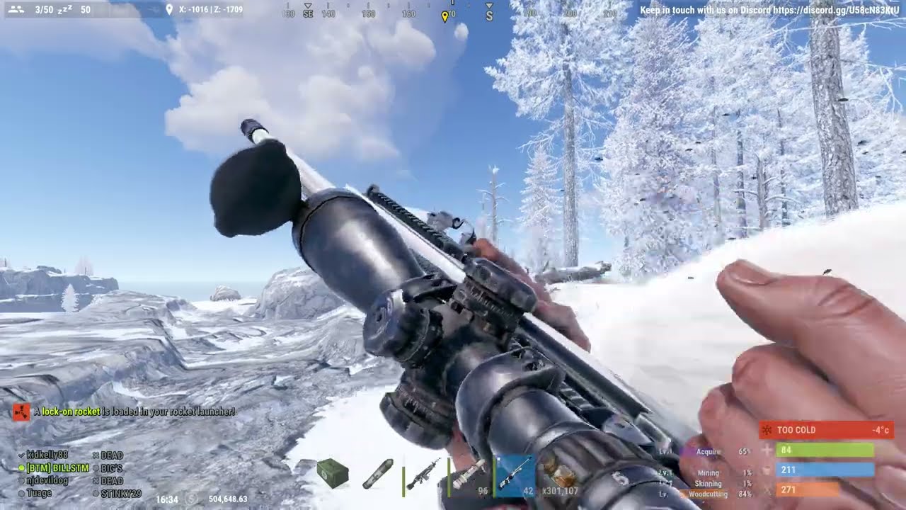 RUST..Testing out the new computer and the FPS...i9 12900 RTX 3090 ...