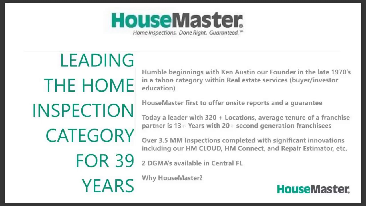 Everything you need to know about the HouseMaster home inspection ...