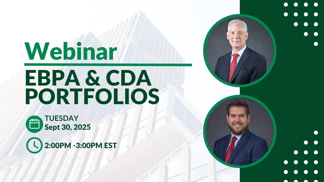 EBPA & CDA Portfolios - YouTube