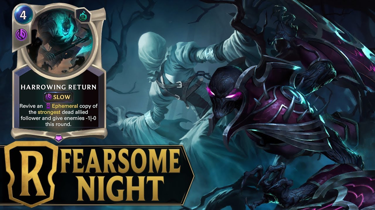 Fearsome Night - Nocturne Kalista Elise Deck - Legends of Runeterra ...