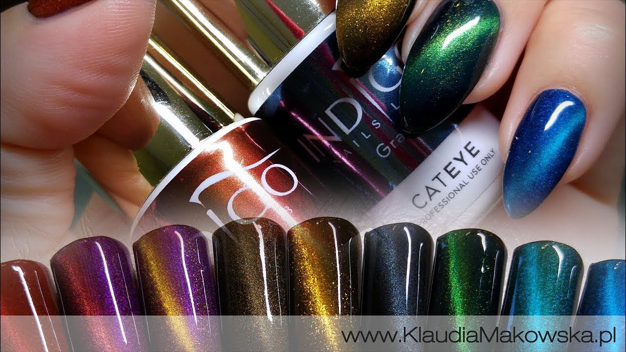 Cat Eye - Indigo Nails - YouTube