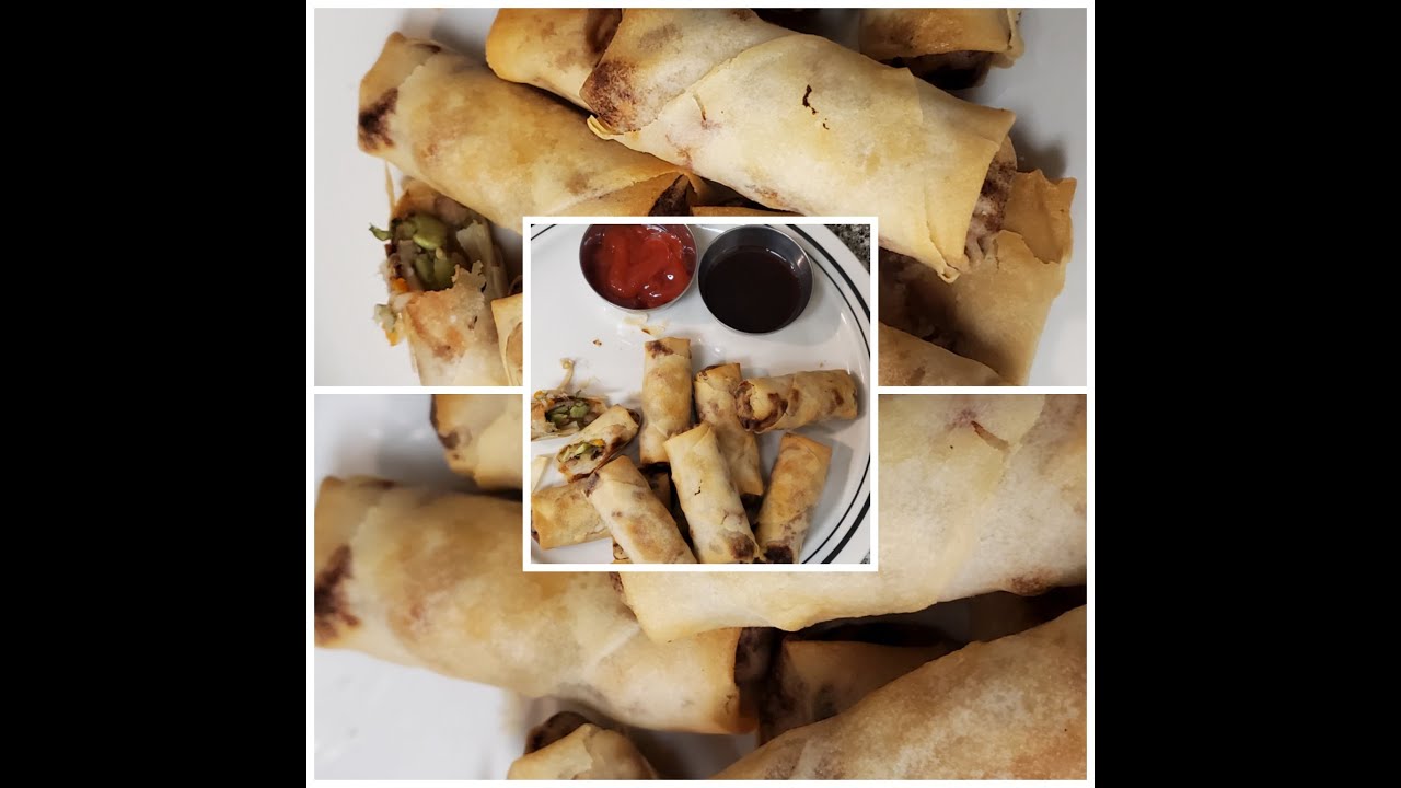 How to make spring rolls | Vegetable spring rolls | Air fryer recipes ...