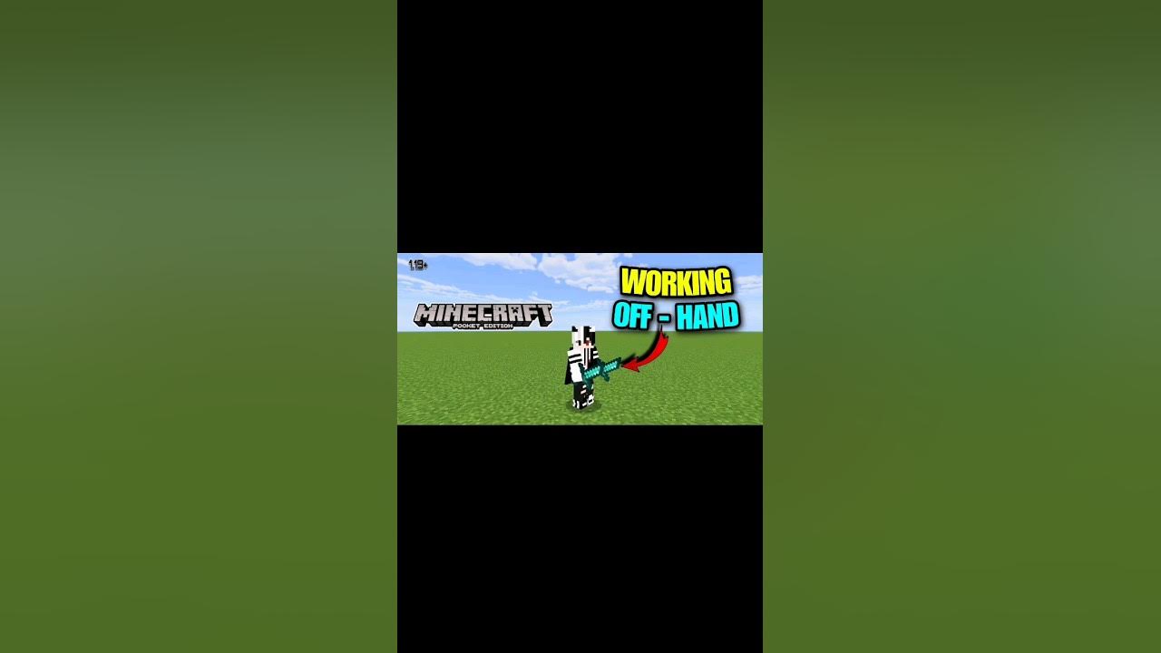 off hand mod for minecraft pe 🥵🥶🤯 | off hand mod minecraft pe | # ...