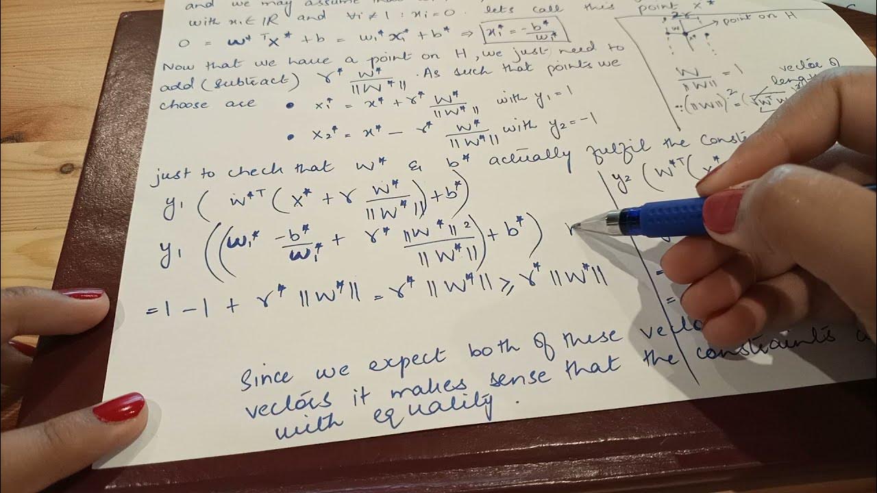 SVM,MATHS BEHIND SVM,Support Vector Machine- Machine Learning - YouTube