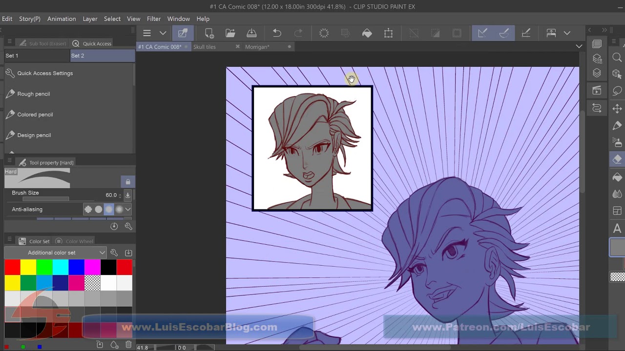 CA Comic 008: Flatting and Lighting - YouTube