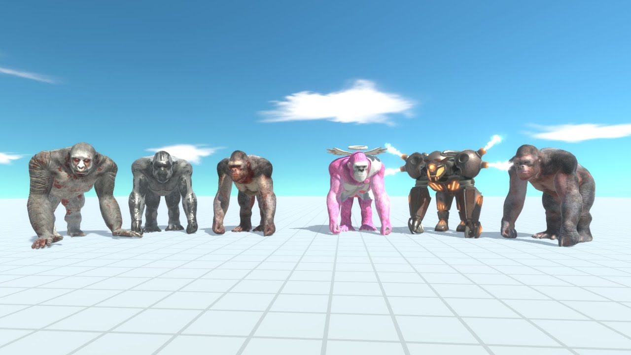 All Goro The Giant Team Vs All Units ARBS | Animal Revolt Battle ...