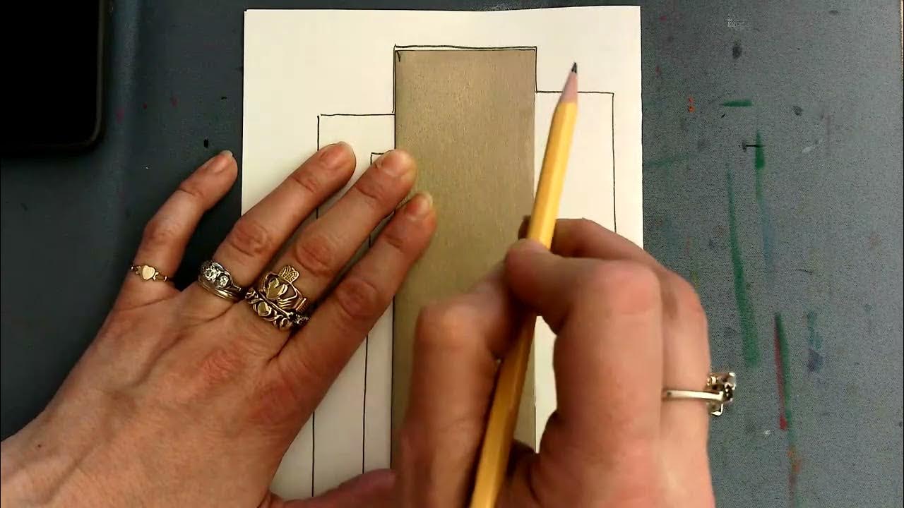 How to Draw Overlapping Buildings - YouTube