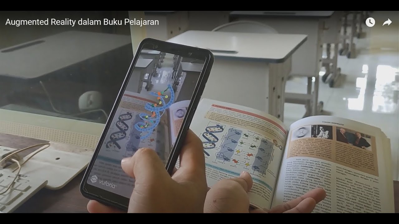 Augmented Reality dalam Buku Pelajaran - YouTube