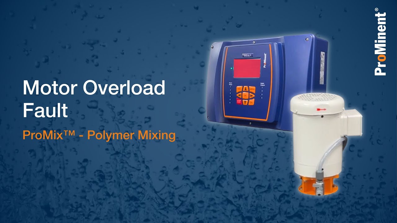 Motor Overload Fault | ProMix™ - S Polymer Mixing - YouTube