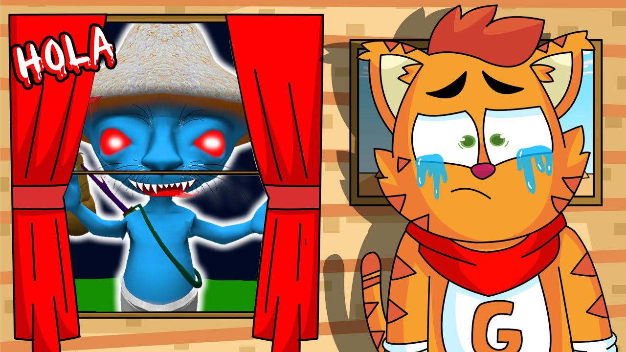 ¡SMURF CAT.EXE ESTA EN MI VENTANA! | EL GATO PITUFO.EXE EN MINECRAFT ...