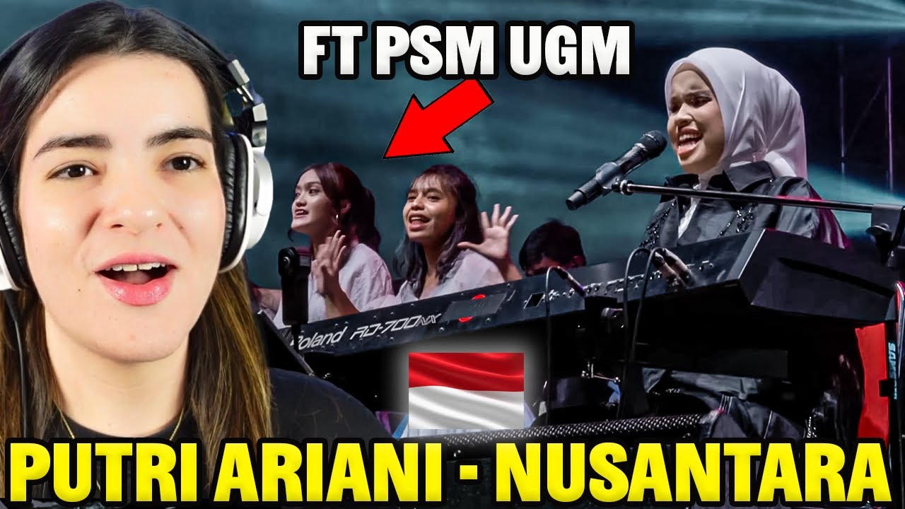 PUTRI ARIANI x PSM UGM - LIVE Performance OF " NUSANTARA" (LAND Of The ...