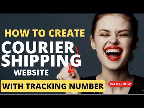 How To Design Courier Delivery Tracking Website With Live Map And Receipt - YouTube