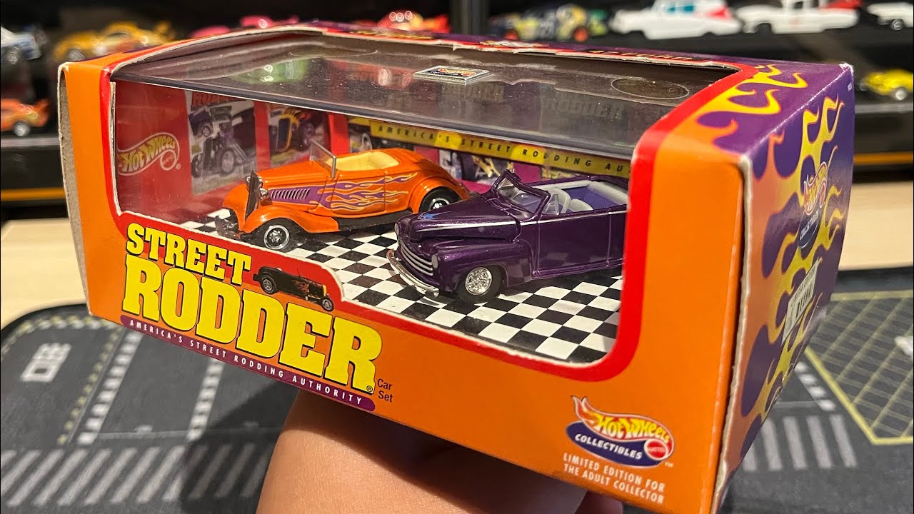 Hot wheels hot rods set from the 90s - YouTube