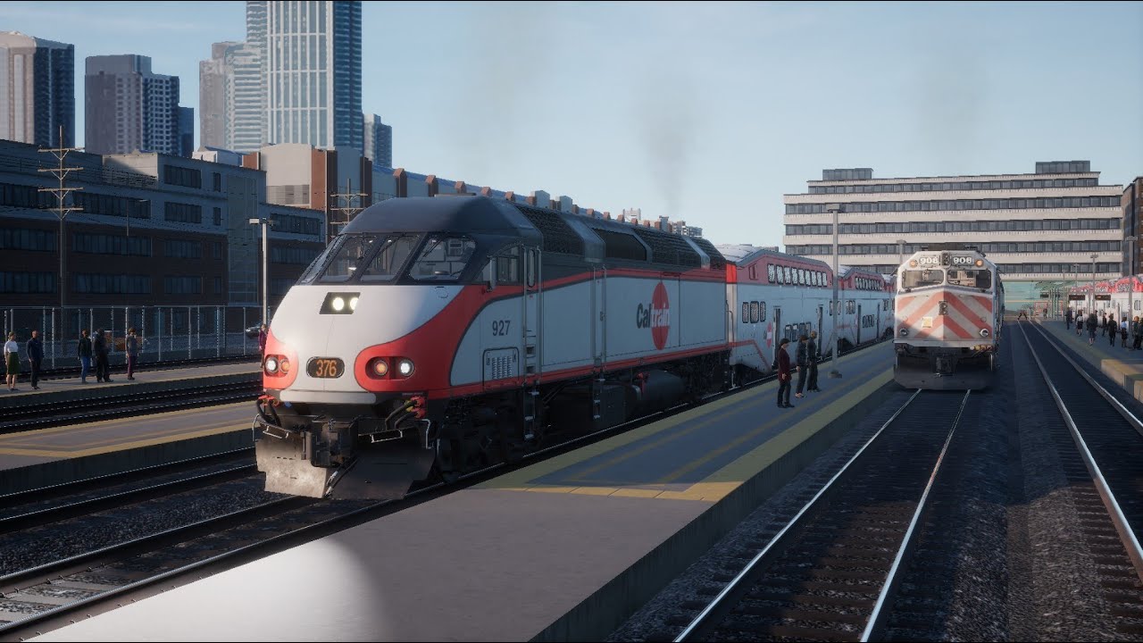 Train Sim World 3| Cal-Train - Bay area | #atl #atlanta #atlstreamers # ...