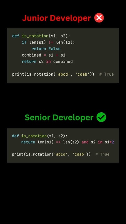 Junior vs Senior Python Developer (EXPLAINED) #webdevelopment #javascript #coding #python #html ...